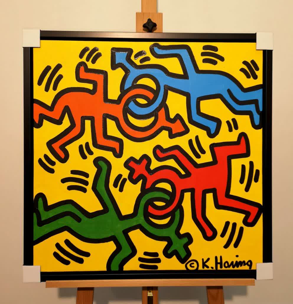 IR012B, A la manière de Keith Haring - Starsdeco